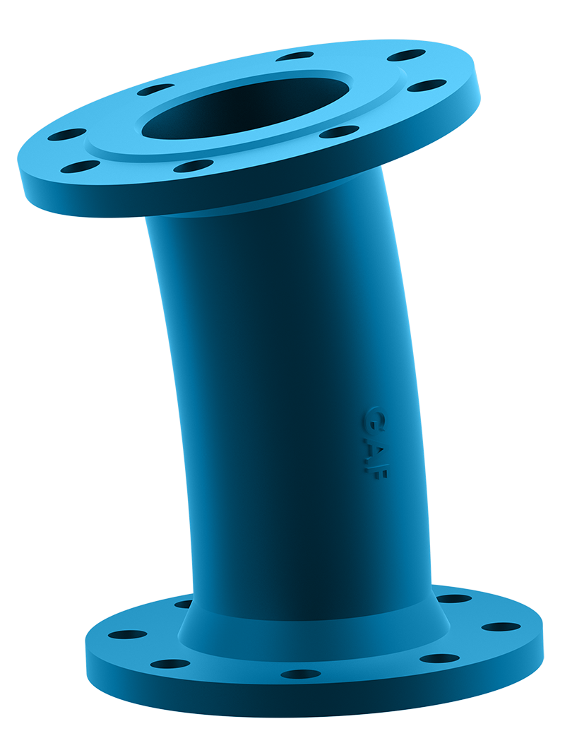 45˚ Double Flanged Bend - Greater Alexandria Foundries