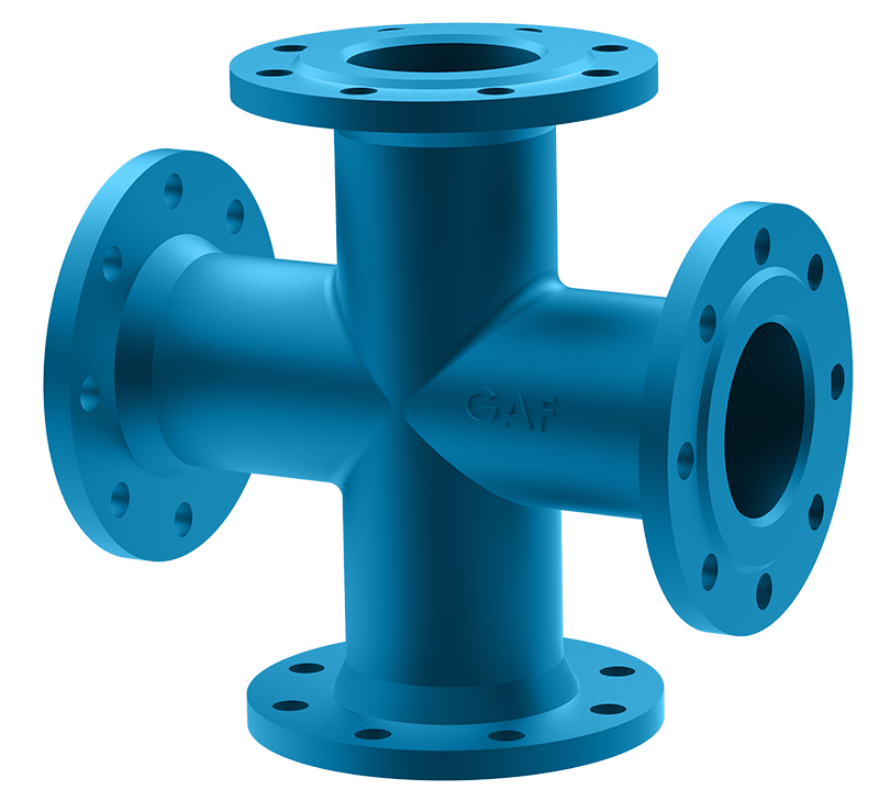 All Flanged Cross - Greater Alexandria Foundries