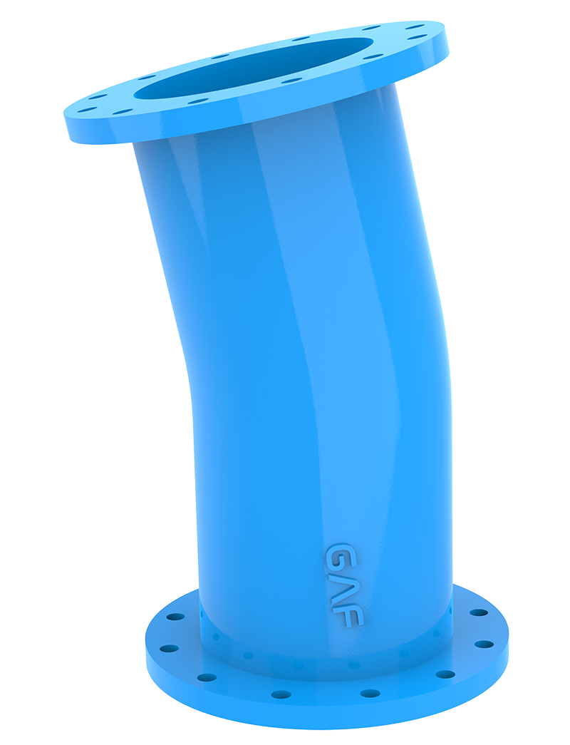 11.25˚ Double flanged Bend - GAF