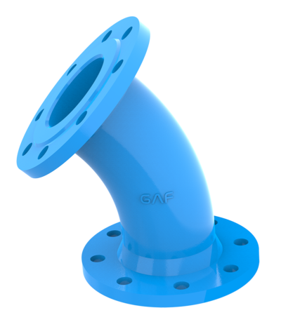 All Flanged Level Invert Tee - GAF