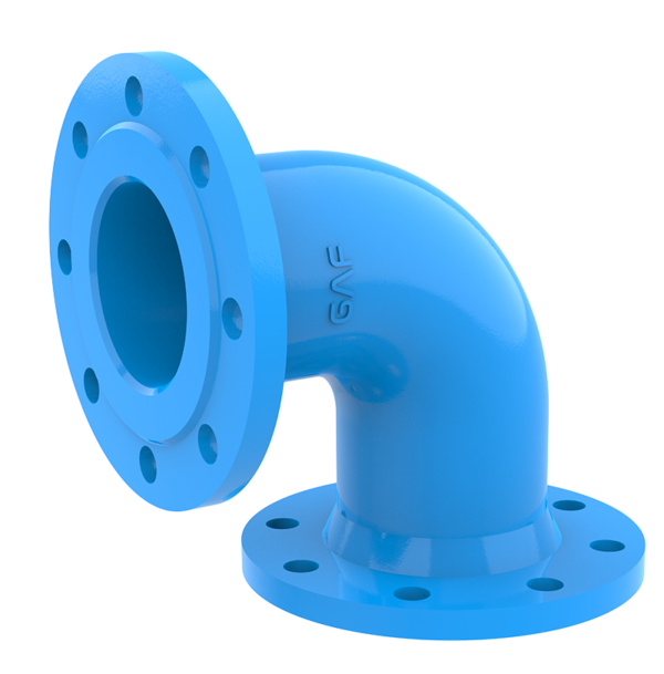 90˚ Double Flanged Bend - GAF