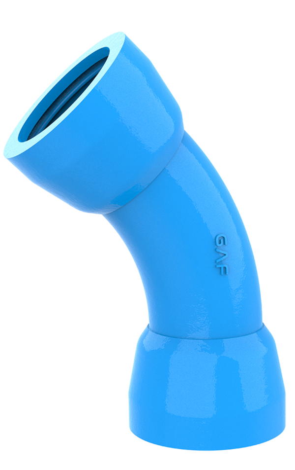 45˚ DOUBLE SOCKET BEND - GAF